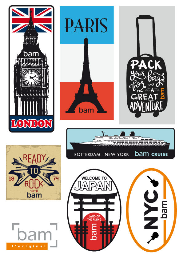 STICKERS - BAM VINTAGE COLLECTION – Bam Cases